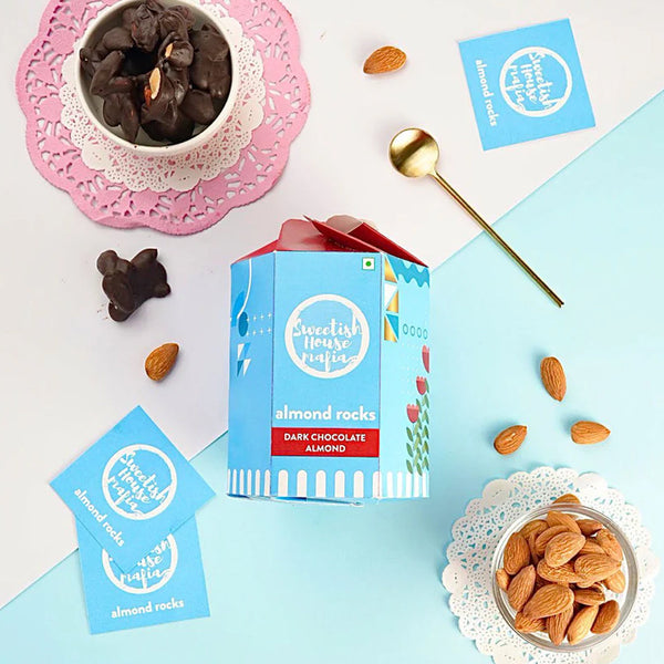 Dark Chocolate Almond Rocks: The Perfect Party Treat - Sweetish House Mafia
